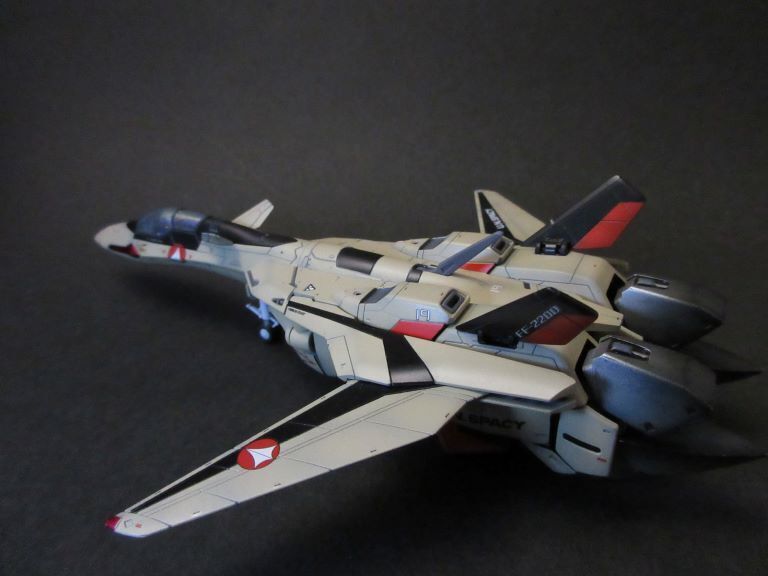 HG 1/100スケール YF-19 制作（13）完成〔ファイター編〕: 逆ション・ブログ要接着